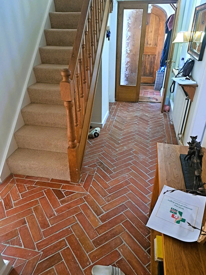 Saint Martin Pale Presealed Terracotta Tiles – Baked Earth