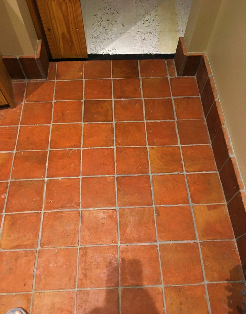 Rustic Presealed Square Terracotta Tiles 15 x 15 x 2cm – Baked Earth